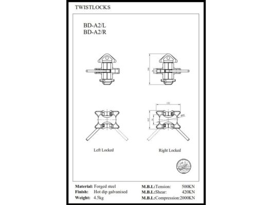 Twistlock intermediate standard - SpecialContainer.dk