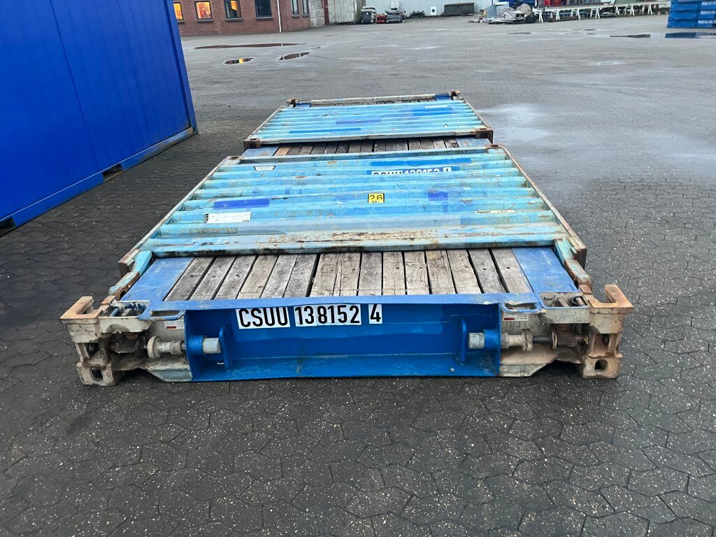 20'FR flat rack, brugt - SpecialContainer.dk